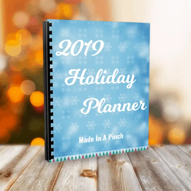 This Free Holiday Planner Makes for Stress Free Holidays - Made In A Pinch