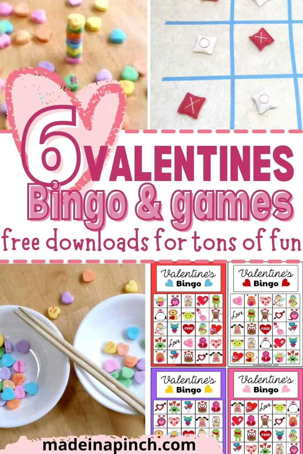 Valentine's Bingo + 5 More Activities Kids Love! - Made In A Pinch