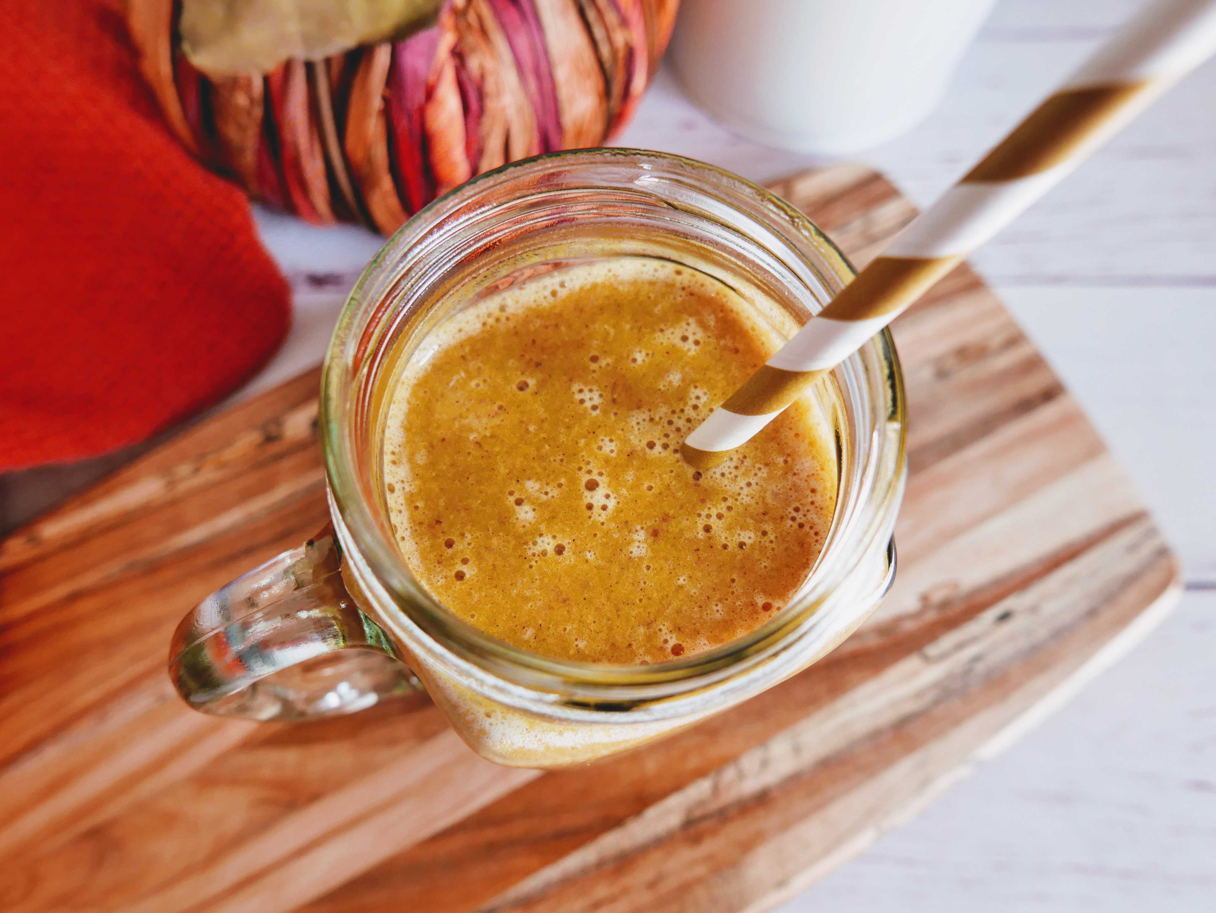 Easy Pumpkin Pie Smoothie - Made In A Pinch